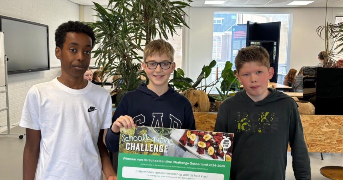 GLOS | Ga met je klas de uitdaging aan: de Schoolkantine Challenge…